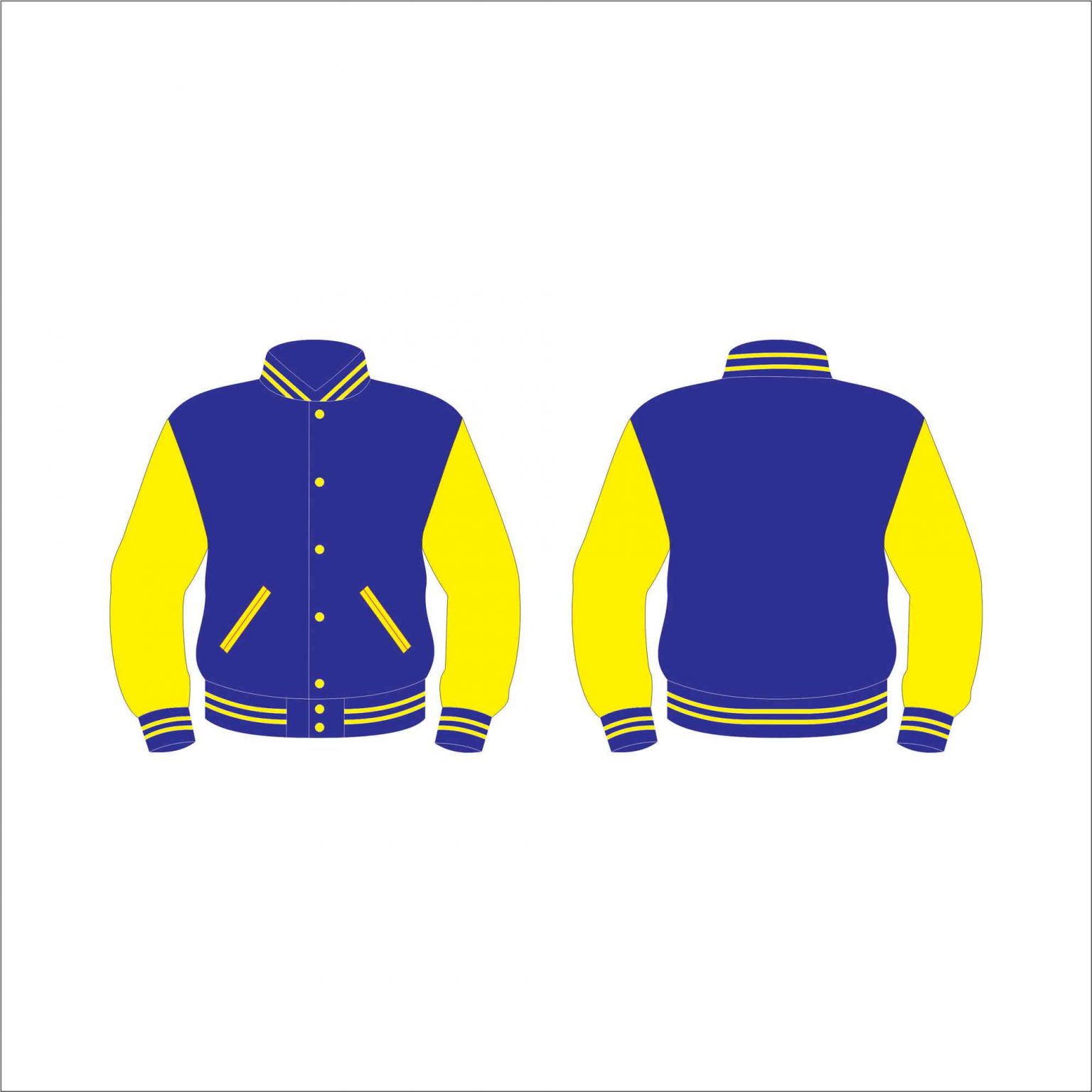 Best yellow and blue varsity jacket in 2024